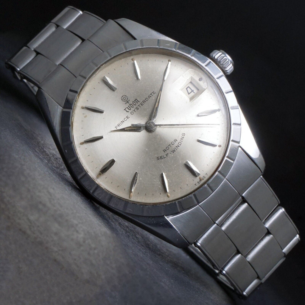 1965 Tudor 7966 Prince Oyster Date Rotor Stainless Steel 34mm Watch Ra ...