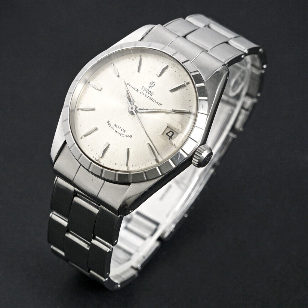 1965 Tudor 7966 Prince Oyster Date Rotor Stainless Steel 34mm Watch Ra ...